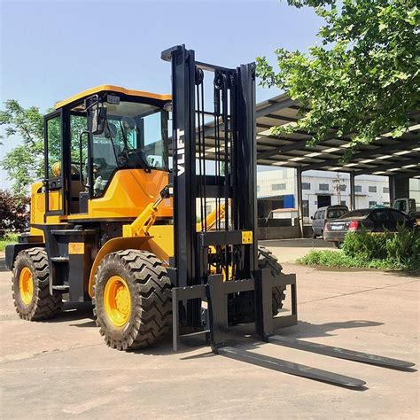 35 Ton 4wd Hydraulic Diesel Rough Terrain Forklift Truck China 35