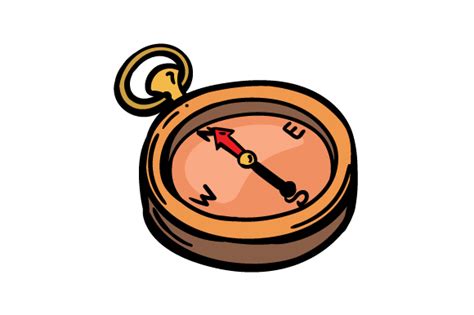 Cartoon Compass Svg Cut File By Creative Fabrica Crafts · Creative Fabrica