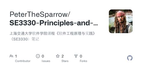 GitHub PeterTheSparrow SE3330 Principles And Practice Of Software