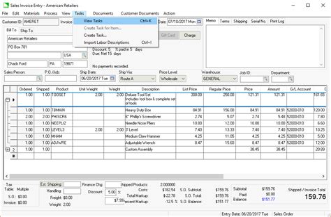 Creating A Task From An Invoice