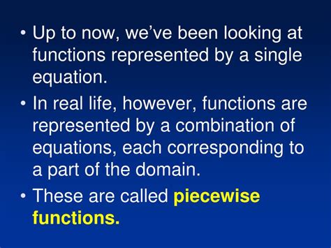 Ppt Algebra Ii Piecewise Functions Powerpoint Presentation Free Download Id