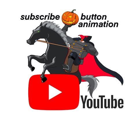 Youtube Subscribe Button Overlay Halloween Subscribe Animation Youtube