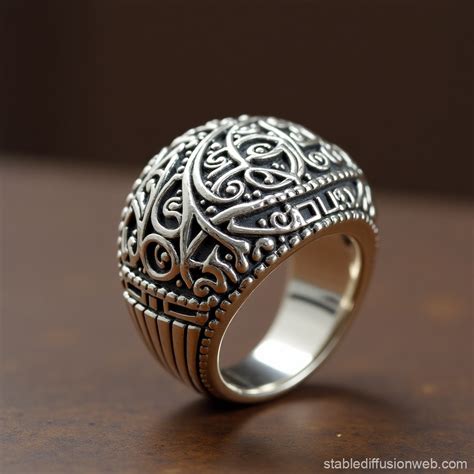Traditional Mens Ring Design Process Stable Diffusion Online