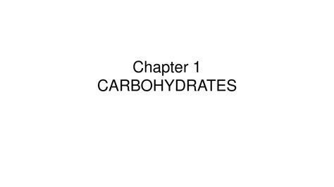 Biochemistry Of Carbohydrates Lecture Notes Biochemistry Docsity
