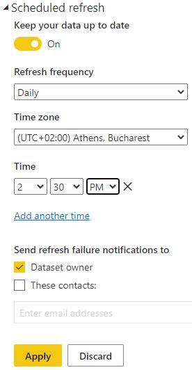 Powerbi Power Bi Desktop Automatic Refresh And Published Stack