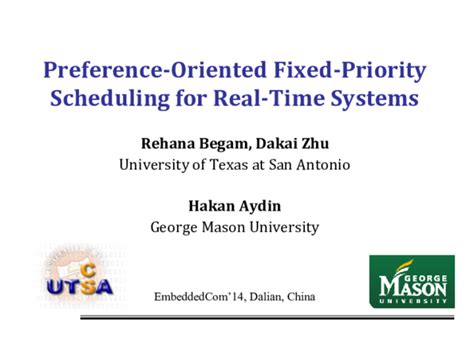 Ppt Presentation Slides Preference Oriented Fixed Priority