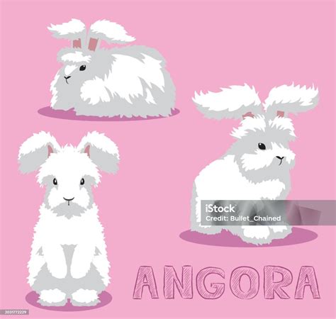 Rabbit Angora Cartoon Vector Illustration Stock Illustration Download