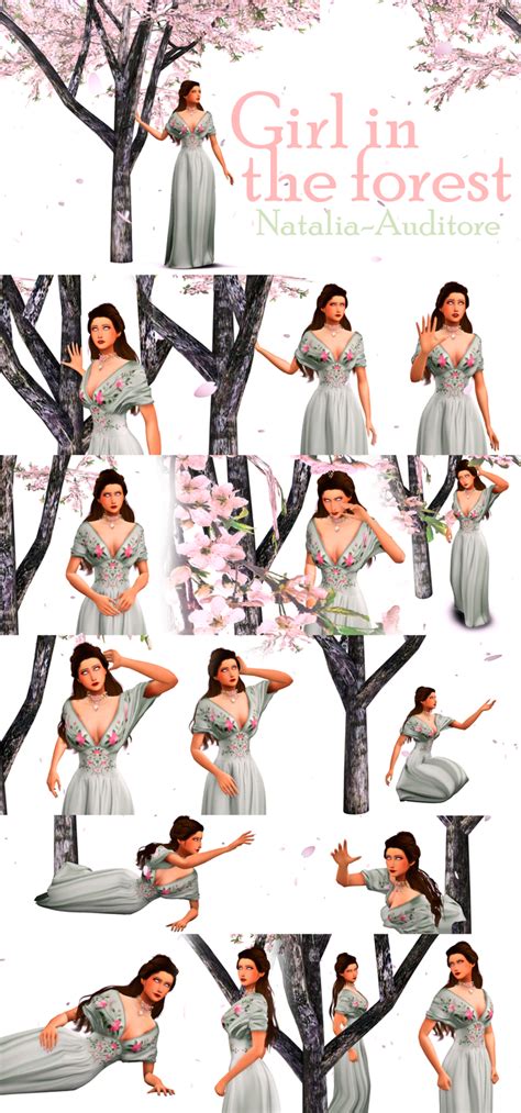 Girl In The Forest Natalia Auditore Sims 4 Dresses Sims 4 Clothing