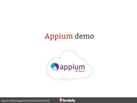 Mobile Test Automation Appium PPT