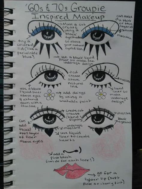 1960s And 70s Groupie Inspired Makeup Tutorials Maquillaje De Ojos