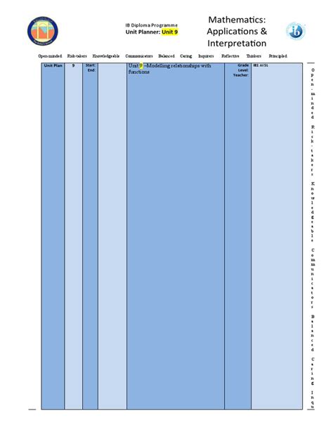 Ib Sl Ai Unit 09 Modelling Relationships With Functions Download Free Pdf Educational