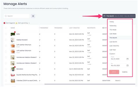 manage alerts sortly help center