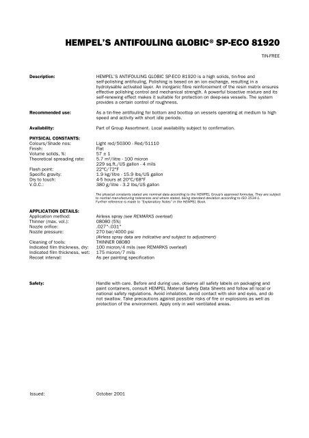 Hempels Antifouling Gl