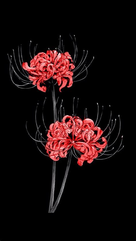 Idee Per Tatuaggi Due Fiori Rossi Su Sfondo Nero