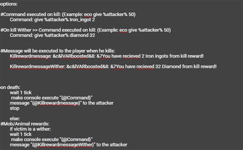 Executerkillreward Skript Spigotmc High Performance Minecraft