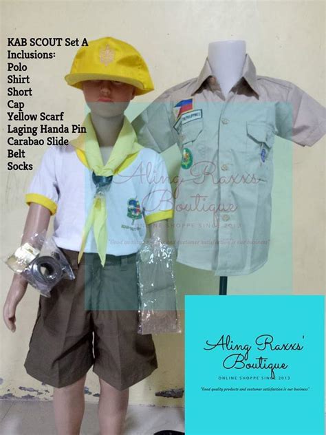 Kab Scout Uniform For Grade 1 3 Bsp Lazada Ph