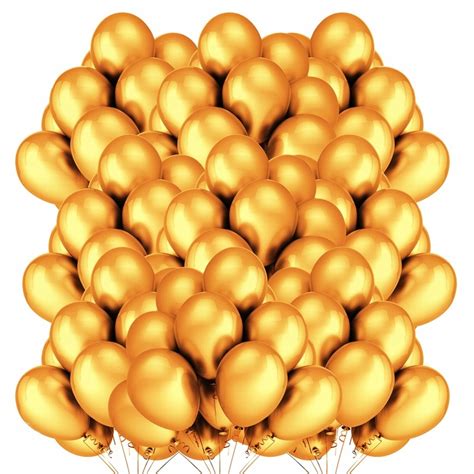 BALONY METALICZNE ZŁOTE Ślub Urodziny cm szt Allegro pl