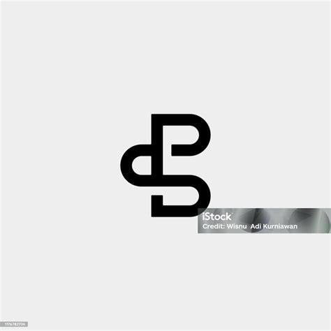 문자 Ps Sb B Bs 아이콘 디자인 간단한 벡터 0명에 대한 스톡 벡터 아트 및 기타 이미지 0명 개념 개념과 주제