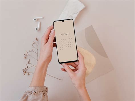 2023 Calendar Nude Pastel Colors Aesthetic Phone Wallpaper November