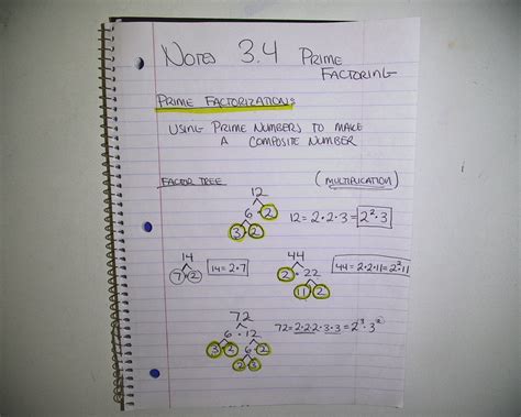 Mr Brzenskis Math Class Pre Algebra Notes 33 And 34