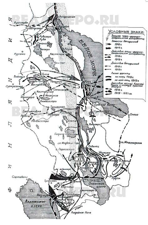 Контурная карта гражданская война и интервенция в россии 1918 1922 ...