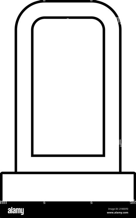 Tombstone Icon Illustration Design Stock Vector Image And Art Alamy