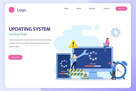 System Update Concept Software Upgrade And Installation Program