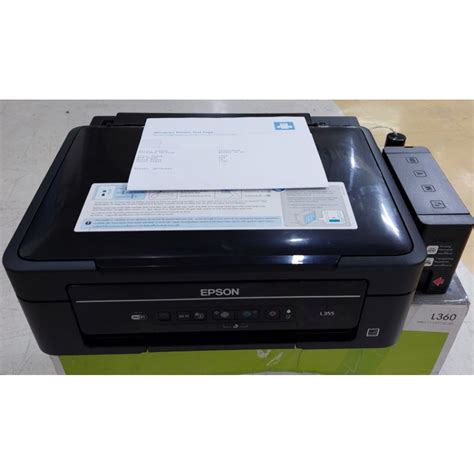 Epson L355(มือ2)ขายสินค้าในราคาลูกค้าสามารถติดตั้งไวฟายผ่ายได้เองนะค่ะ ...