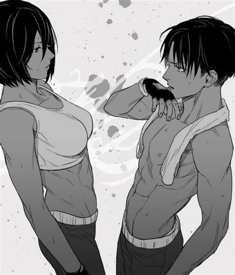 Levi And Mikasa Its Hard To Imagine Misaka With Big Chests And