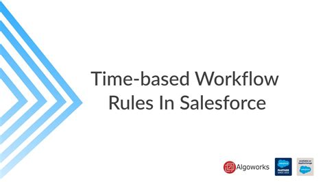 Ep 22 Time Based Workflow Rules In Salesforce Time Based Workflow Lss By Algoworks Youtube