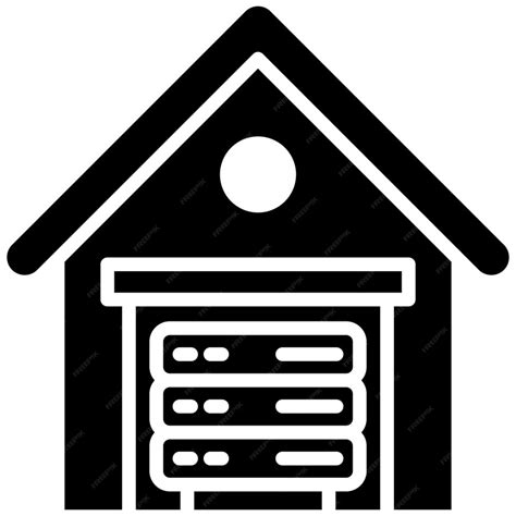 Premium Vector Data Warehouse Vector Illustration Style