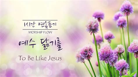 [1시간 연속듣기] 예수 닮기를 피아노 Ccm 연주 To Be Like Jesus Piano Instrumental 영어가사
