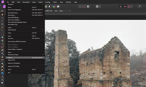 How To Crop Resize Sharpen And Export A Photo Using Affinity Photo For Web Use Envato Tuts