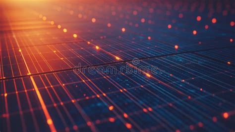 Abstract Technology Wallpaper Glowing Grid Lines Dots Data Communication Digital Network