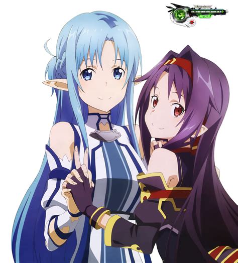 Sword Art Onlineasuna Yuukikonno Yuuki Mega Kawaiii Alo Render Ors