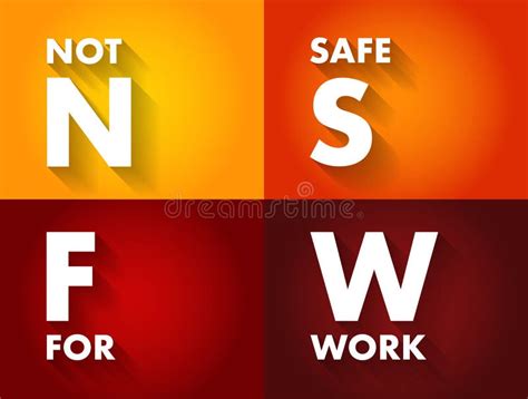 nsfw not safe for work internet slang used to mark links to content