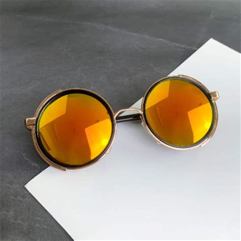 Hellsing Anime Alucard Vampire Hunter Cosplay Glasses Custom Made Orange Sunglasses Props Etsy