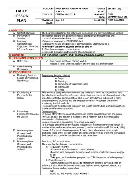 Oral Comm Dlp 5 6 Pdf