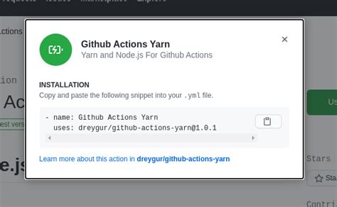 Github Actions Yarn Actions GitHub Marketplace GitHub
