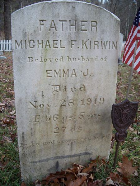 Michael F Kirwin 1853 1919 Find A Grave Memorial