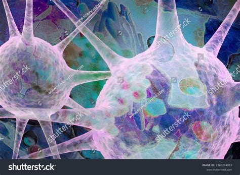 Nerve Cells Biology Artwork Digital Illustration Stock Illustration 2360234053 Shutterstock