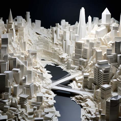 Premium Ai Image A Model Of A City Made Of Legos