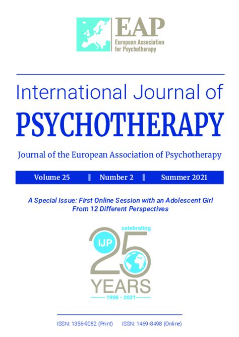 Pdf A Special Issue First Online Session With An Adolescent Girl