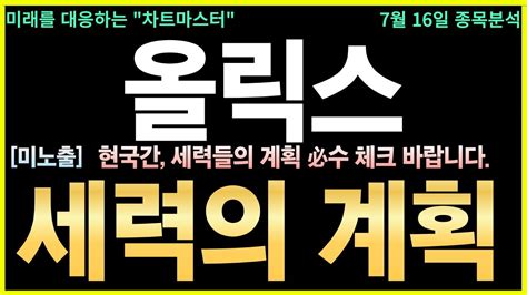 올릭스 주가전망 긴급 必시청 1조 기술수출 임박 3배 급등 시나리오 최근 대형 제약사와 1조 원 Youtube