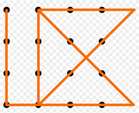 One Solution For Connecting 16 Dots With 6 Contiguous Connect All 16