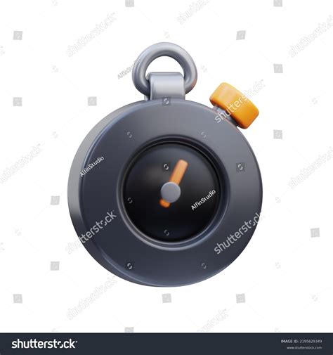 3d Render Game Timer Icon Illustration Stock Illustration 2195629349