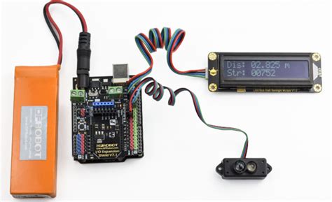 TF Mini LiDAR ToF Laser Range Sensor SKU SEN0259 DFRobot
