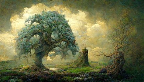 Jard N Del Ed N Con El Rbol De La Vida Rbol Del Conocimiento Hermosa