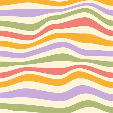 Premium Vector Wavy Stripes Background Abstract Geometric Texture Colorful Wavy Distorted