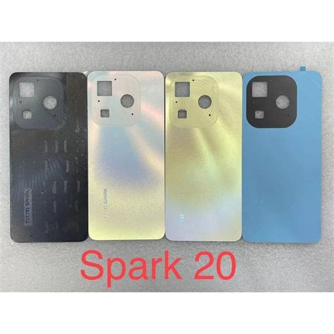 อะไหล่ฝาครอบแบตเตอรี่ด้านหลัง สําหรับ Infinix Tecno Spark 20 1 ชิ้น Shopee Thailand
